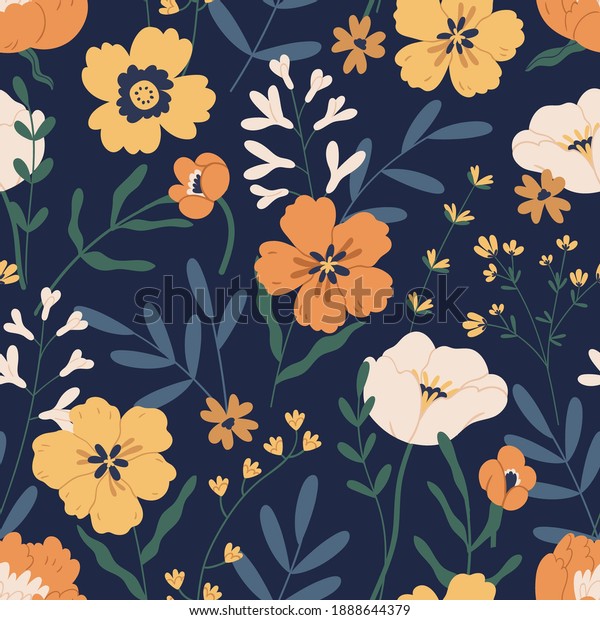 513,698 Autumn Flowers Pattern Images, Stock Photos & Vectors ...