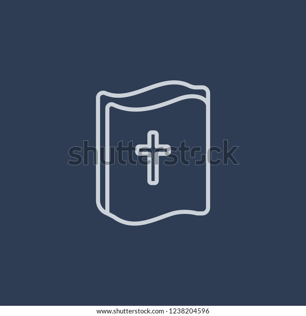 Gospel Icon Trendy Flat Vector Line Stock Vector (Royalty Free ...