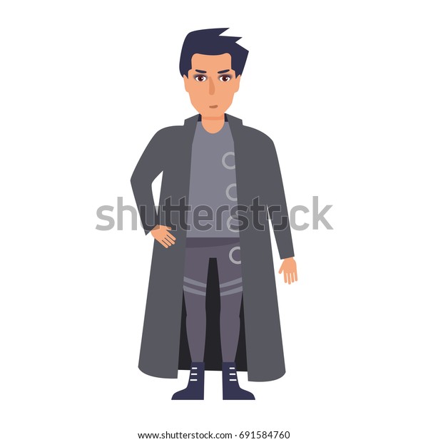 Goth Vector Cartoon Isolated Art On 스톡 벡터(로열티 프리) 691584760 | Shutterstock