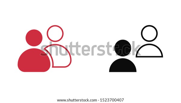 Goup People Icon Vector Web Design Stock Vector (Royalty Free ...
