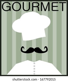 Gourmet Chef Graphic Design Stock Vector (Royalty Free) 167792015 ...