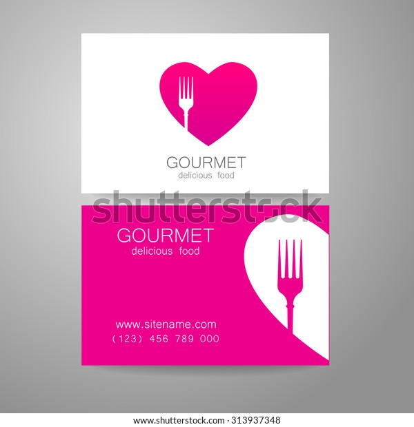 Gourmet Restaurant Logo Design Corporate Brand Stock Vector (Royalty ...