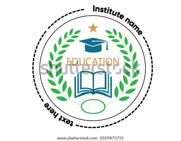 Government Institute Monogram Logo Vector File Stock Vector (Royalty ...