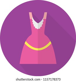 Gown Icon Design Stock Vector (Royalty Free) 1157178373 | Shutterstock