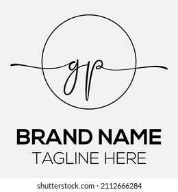 Gp Letter Design Logo Logotype Icon Stock Vector (Royalty Free ...