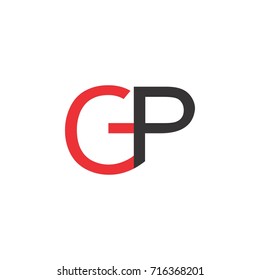 Gp Letter Logo Design Vector Stock Vector (Royalty Free) 716368201 ...