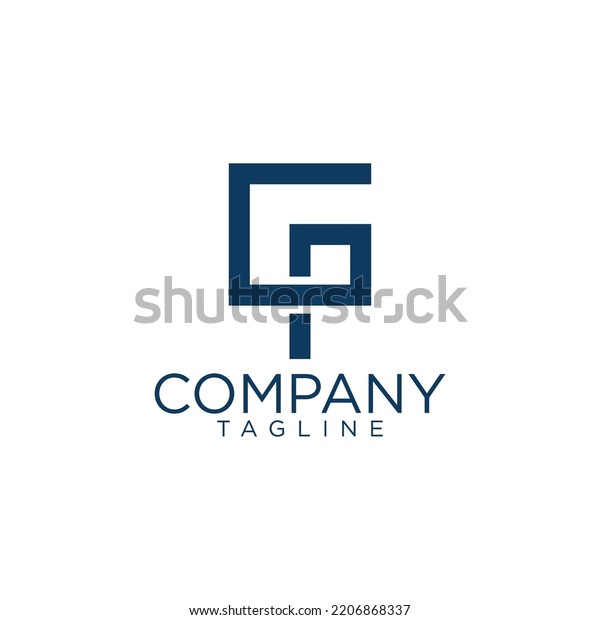 Gp Logo Design Premium Vector Templates Stock Vector (Royalty Free ...