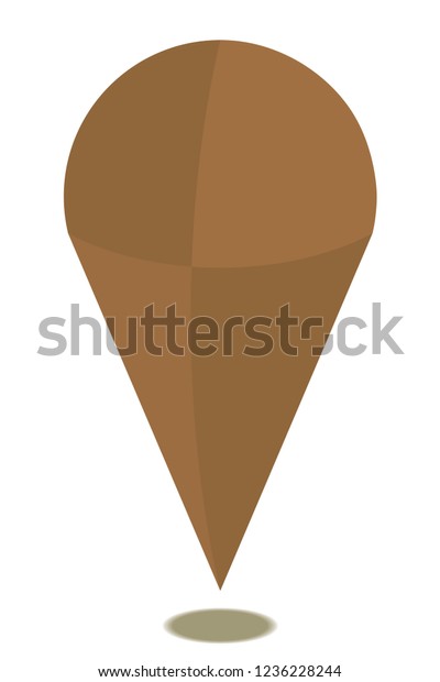 Gps Location Pin Drop Pin Drop Stock Vector (Royalty Free) 1236228244 ...