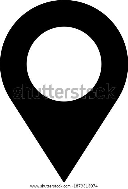 Gps Location Vector Illustration Map Stock Vector (Royalty Free ...