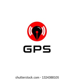 Gps Logo Design Stock Vector (Royalty Free) 1324388105