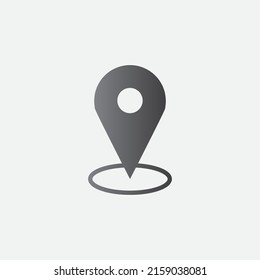 Gps Pin Icon Map Point Vector Stock Vector (Royalty Free) 2159038081 ...
