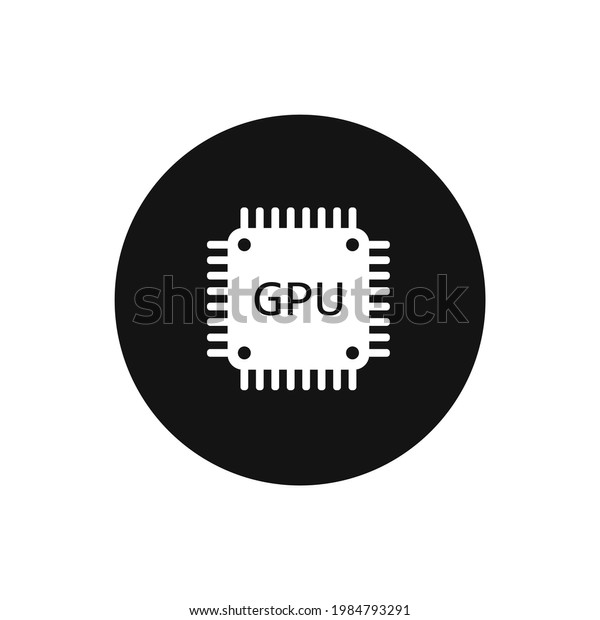 Gpu Icon Vector Illustration Graphic Design Stock Vector (Royalty Free ...