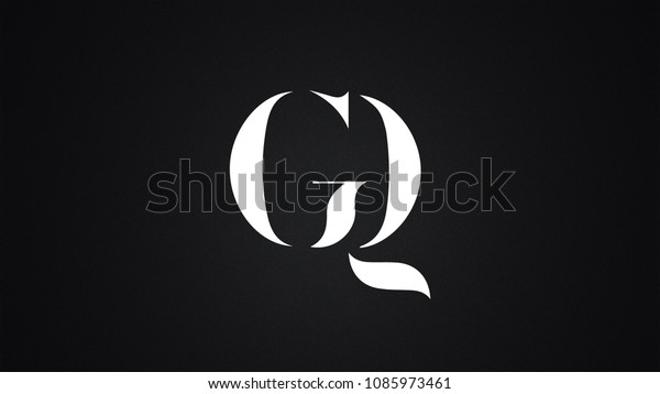 Gq Letter Logo Design Template Vector Stock Vector (Royalty Free ...