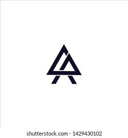 Gr Rg Triangle Logo Design Monogram Stock Vector (Royalty Free ...