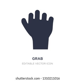 Grab Icon On White Background Simple Stock Vector (Royalty Free ...