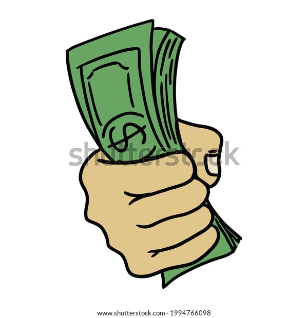Grab Money Vector Icon Symbol Stock Vector (Royalty Free) 1994766098 ...