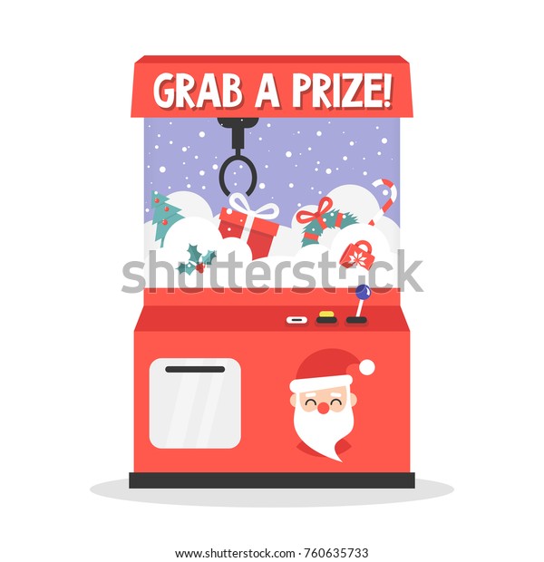 Grab Prize Merry Christmas Theme Toy: vetor stock (livre de direitos ...