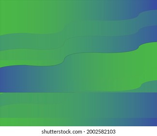 Gradation Green Blue Wave Background Wallpaper Stock Vector (Royalty ...