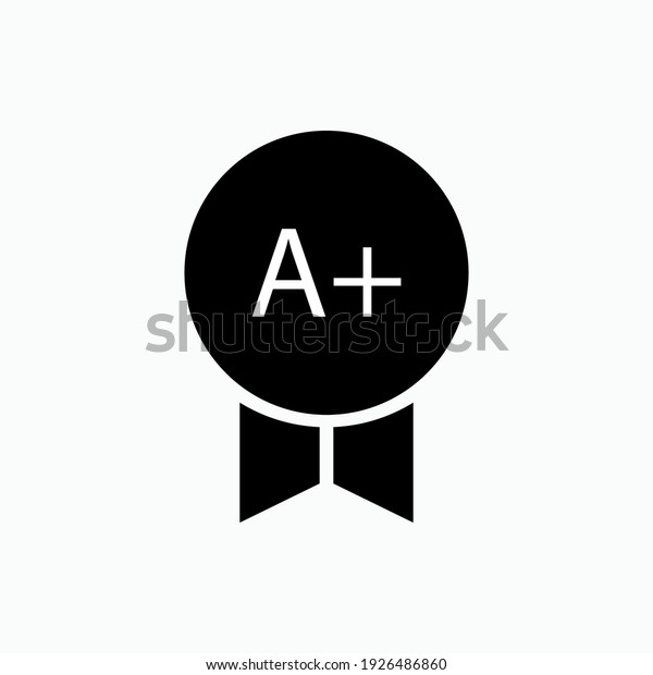 Grade Icon Quality Level Symbol Vector Stock Vector (Royalty Free ...