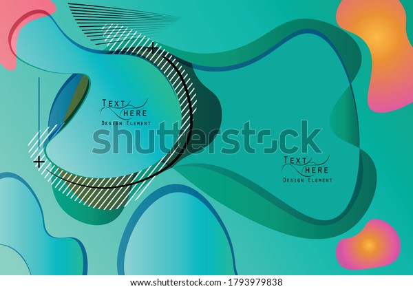 Gradient Abstract Banners Flowing Liquid Shapes Stock Vector (Royalty ...