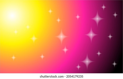 Gradient Background Beautiful Sparks Shining Vector Stock Vector ...
