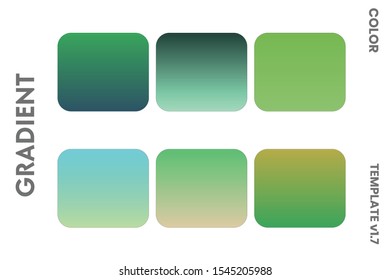 Gradient Badge Set Template Color Palette Stock Vector (Royalty Free ...