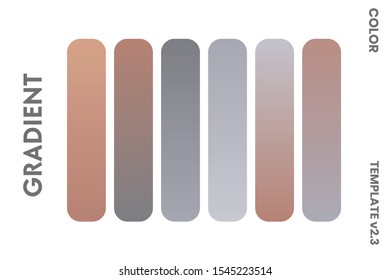 Gradient Badge Set Template Color Palette Stock Vector (Royalty Free ...