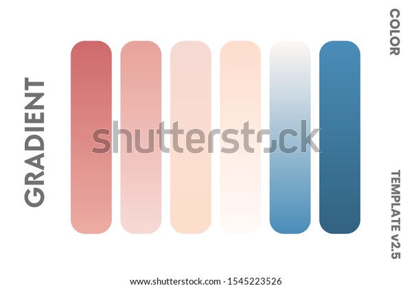Gradient Badge Set Template Color Palette Stock Vector (Royalty Free ...