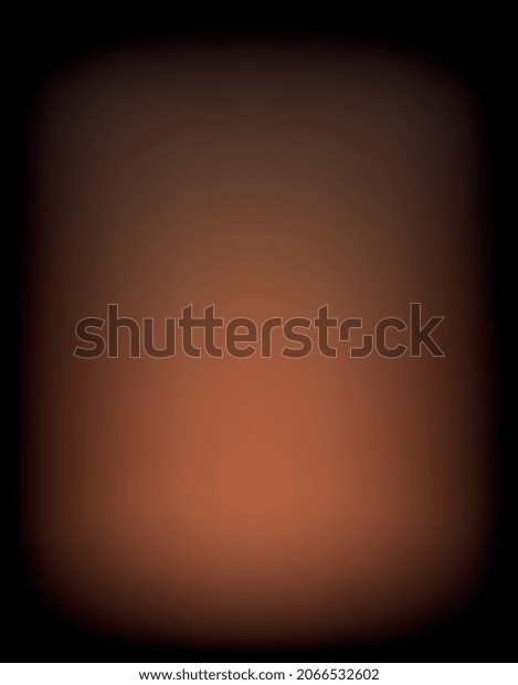 Gradient Brown Colors Against Black Color Stock Vector (Royalty Free ...
