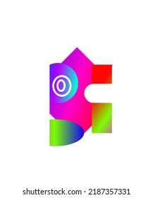 Gradient Color Logo Design Vibrant Vector Stock Vector (Royalty Free ...