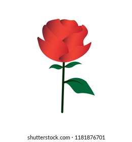 Gradient Color Rose Icon Stock Vector (Royalty Free) 1181876701 ...