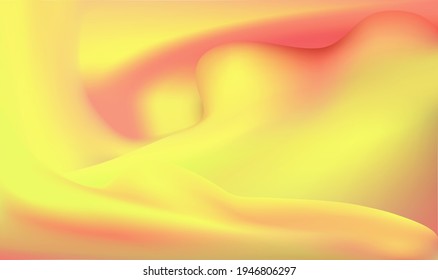 Gradient Liquid Abstract Background Yellow Stock Vector (Royalty Free ...