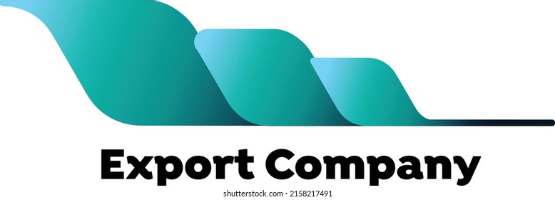 Gradient Logo Export Company Inspired By Stock Vector (Royalty Free ...