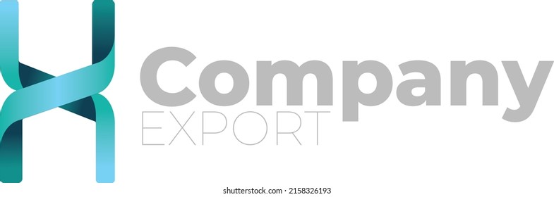 Gradient Logo Export Company Inspired By Stock Vector (Royalty Free ...
