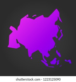 Gradient Map France Violet Concept Stock Vector (Royalty Free) 1221844567