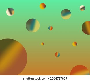 Gradient Planet Abstract Background Design Stock Vector (Royalty Free ...