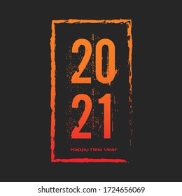 2021 Text Logo Design Happy New Stock Vector (Royalty Free) 1673830036 ...
