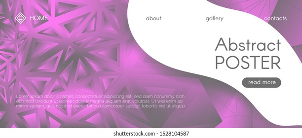 Gradient Science Background Pink Technology Wallpaper Stock Vector ...