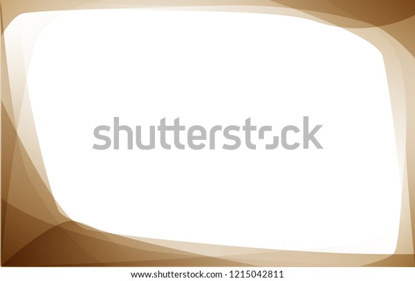 Gradient Shade Blending Brown Color Border Stock Vector (Royalty Free ...