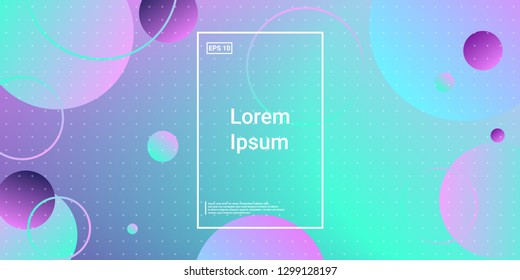 Gradient Shapes Glow Effect Cool Round Stock Vector (Royalty Free ...