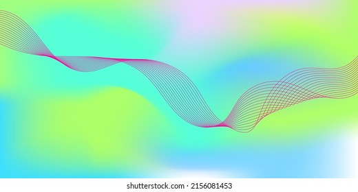 Gradient Smooth Color Digital Screen Background Stock Vector (Royalty ...