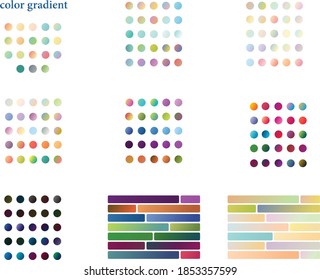 Gradient Swatches Illustrator Use Background Vector Stock Vector ...