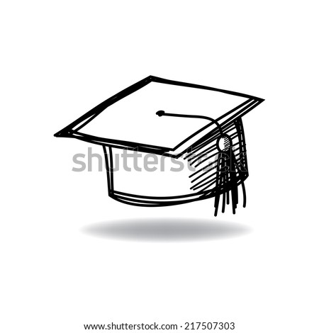 Graduation Cap Drawing | Free download on ClipArtMag