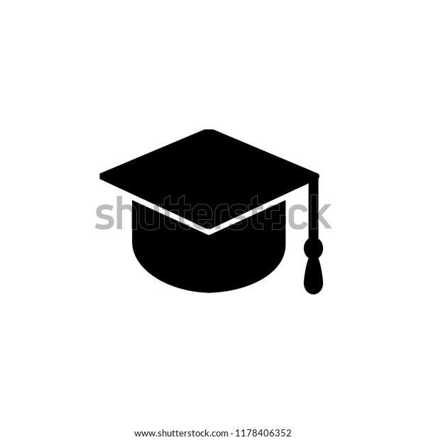graduate cap, vector, high school cap, eps 10