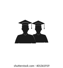 Graduate Icon Stock Vector (Royalty Free) 401361919 | Shutterstock