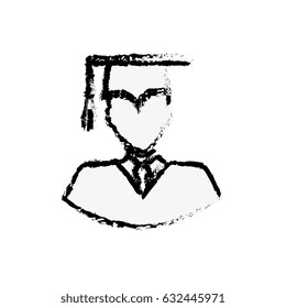 Graduate Man Icon Stock Vector (Royalty Free) 632445971 | Shutterstock