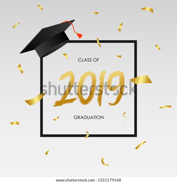 Graduating Class 2019 Template Card Banner Stock Vector (Royalty Free ...