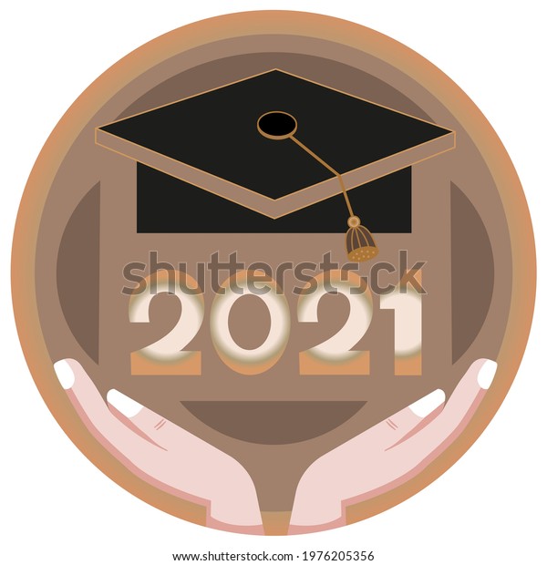 Graduation Class 2021 2021 Graduation Mark Stock Vector (Royalty Free ...