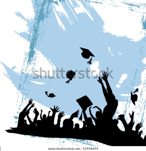 Graduation Party Vector Stock Vector (Royalty Free) 52446694 | Shutterstock