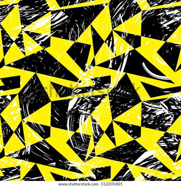Graffiti Curves Seamless Pattern Grunge Effect Stock Vector (Royalty ...